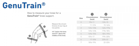 BAUERFEIND® Genutrain®knee support / Titan-Blue – Rehabzone SportsMed