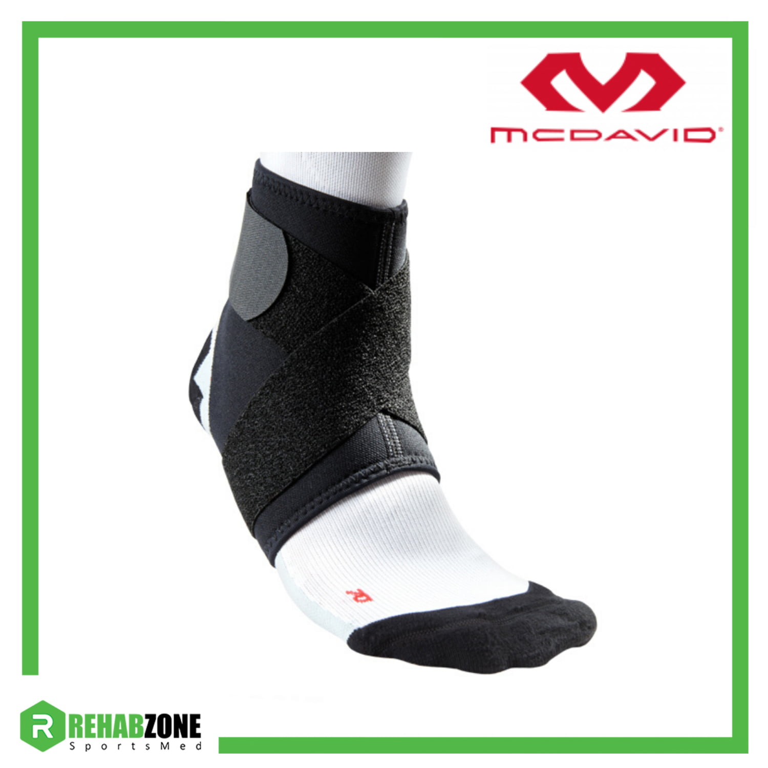 McDAVID 432 Level 2 Ankle Support w/Figure-8 Straps – Rehabzone SportsMed