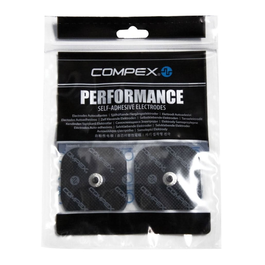 Compex Small 1-Snap Performance Electrodes 50mm x 50mm (4 Pads ...